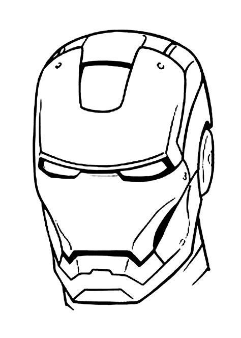 Ironman Mask Printable