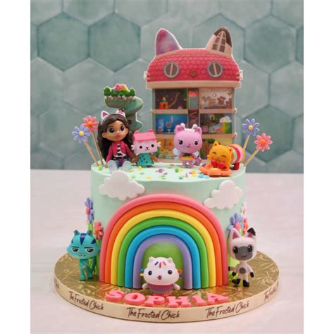 Magical Gabby Dollhouse Inspired Cake