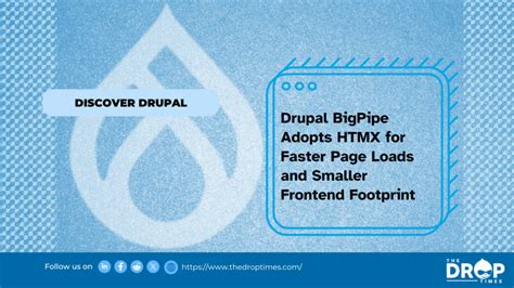 Drupal Bigpipe Adopts Htmx For Faster Page Loads And Smaller Frontend Footprint