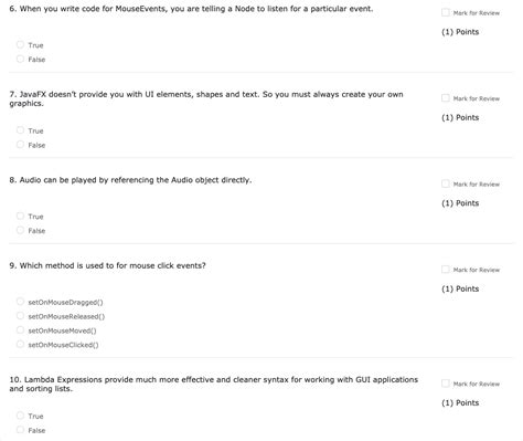 Solved When You Write Code For MouseEvents You Are Chegg