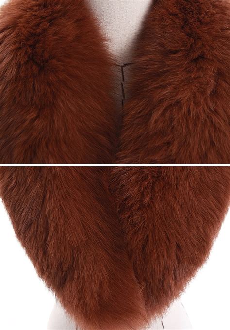 특가판매럭셔리한 진품 천연폭스 리얼여우털 숄 머플러 카라 목도리 Other Brand