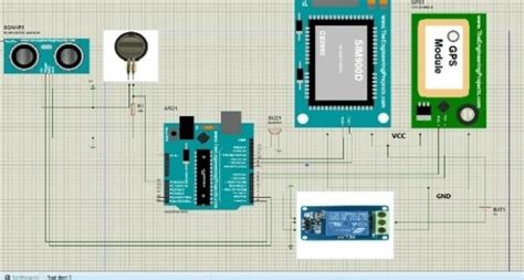 Circuit Model Of Vehicle Theft Detection System Download Scientific Diagram