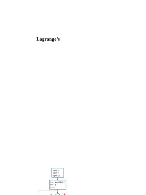 Ws1 Lagranges Inerpolation Algorithm Pdf