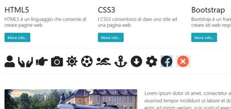 Bootstrap Icons Usare Fontawesome E Glyphicons Icons