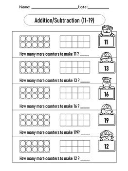 Compose Decompose Numbers Basic Addition And Subtraction