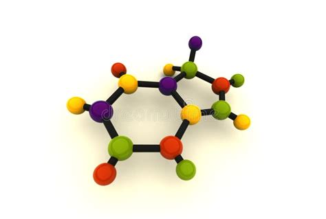 Isolated Molecule Stock Illustration Illustration Of Computer 11337314