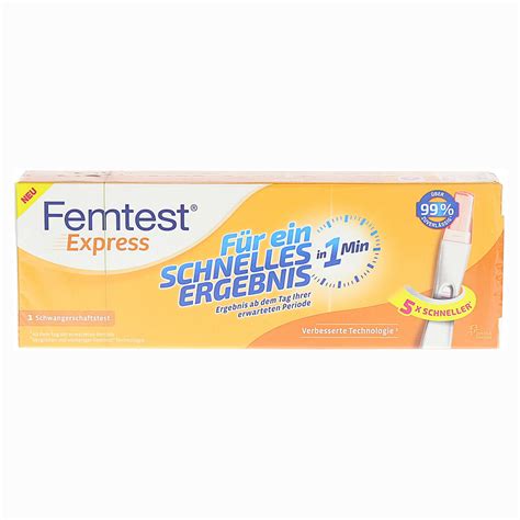 FEMTEST Express Schwangerschaftstest 1 Stück online bestellen - medpex ...