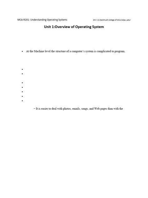 unit 1 overview of operating system pdf kernel operating system
