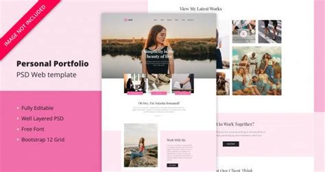 Premium Psd Personal Portfolio Web Template