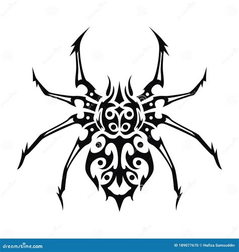 Spider Tattoo Design Vector Illustration 38859752