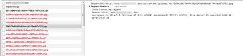 networking chrome strange issue with some of my site images stack