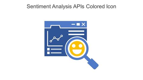 sentiment analysis apis colored icon in powerpoint pptx png and