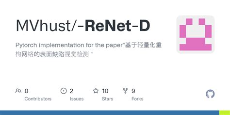 Github Mvhust Renet D Pytorch Implementation For The Paper