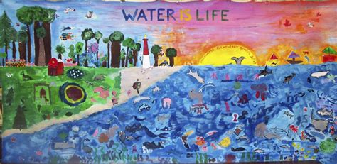 نقاشی خارجی در مورد صرفه جویی در مصرف آب