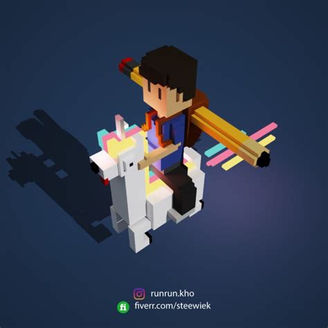 create your custom profile character in voxel by steewiek fiverr