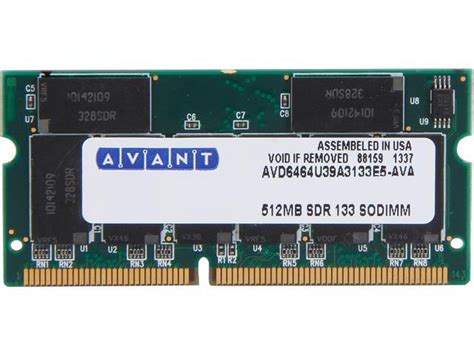 Allcomponents 512mb 144 Pin So Dimm Pc 133 Laptop Memory Model Acso133x64512 Neweggca