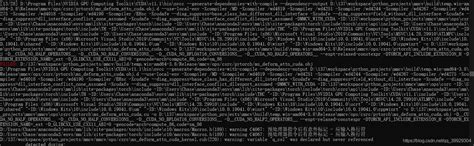 【win10rtx3090】windows下最新版本mmdetection的安装环境配置流程rtx3090安装mmcv时需要加什么参数