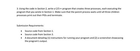 solved 1 examine the code below which prints the process s