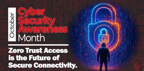 Cybersecurity Awareness Month Why Zero Trust Access Is The Future Of