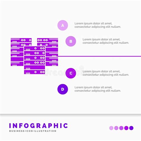 Center Centre Data Database Server Infographics Template For