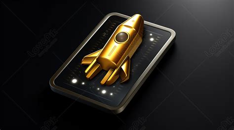 영광스러운 우주 로켓 멋진 3d 렌더링 아이콘 3d 검색 배경 Ux 배경 아이 배경 이미지 Hd 3d 검색 Ux 아이