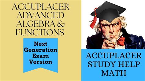 Accuplacer Study Help For Advanced Algebra And Functions Sample Questions And Answers YouTube