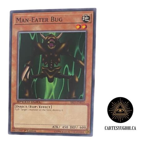 Man Eater Bug Cartes Yu Gi Oh