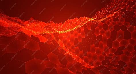 Premium Vector Vector 3d Object From A Hexagon Grid With Dots Stylish Design