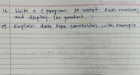 Write A C Program To Accept Two Numbers StudyX
