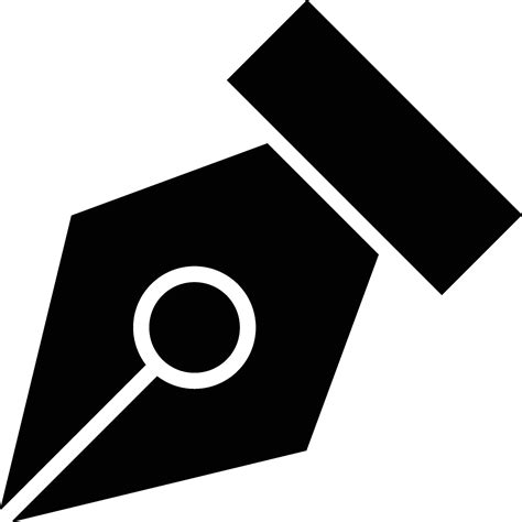 Pen Tool Solid And Glyph Vector Illustration 36766046 Vector Art At