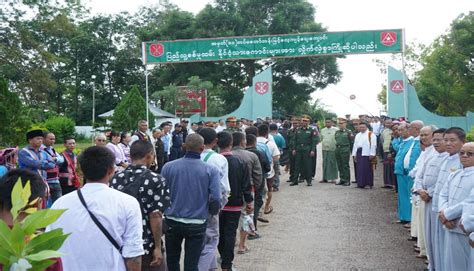 ပြည်သူ့စစ်မှုထမ်းသင်တန်း အမှတ်စဉ် ၅ ၂၀၂၄ သို့ တက်ရောက်မည့် နိုင်ငံ့သားကောင်း ရတနာများအား သ