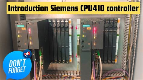 Introduction Siemens Cpu410 Controller Processes Instrumentation Youtube