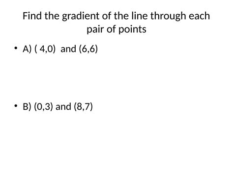 igcse math chapter 15 gradient of two points pptx