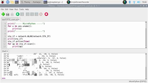 hello raspberry pi install micropython on esp32 using thonny python
