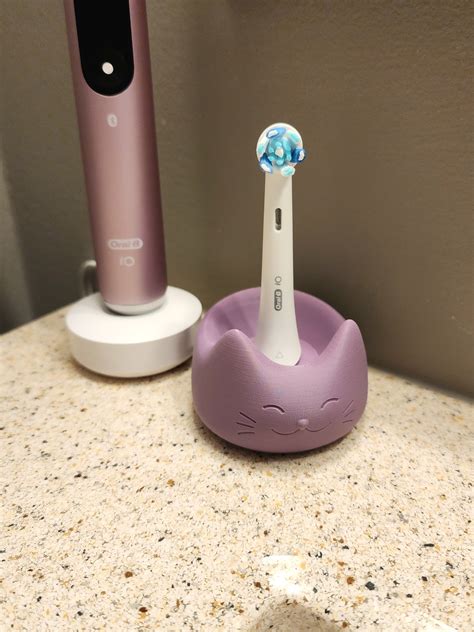 Oral B Toothbrush Cat Holder By Aerocats Download Free Stl Model