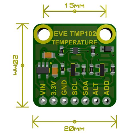 buy tmp102 digital temperature sensor breakout at best price 7semi
