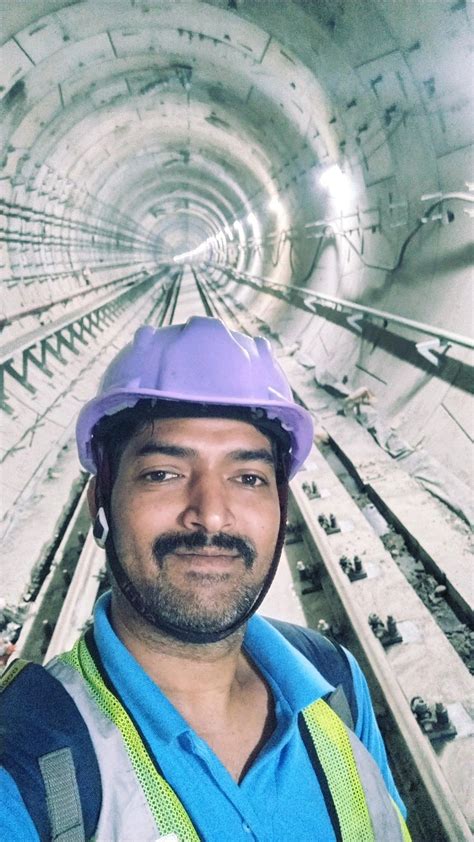 seelam saikumar on linkedin work location under ground metro in delhi