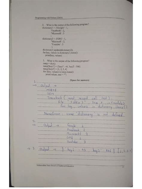 Python 9 Practical Answer Pdf