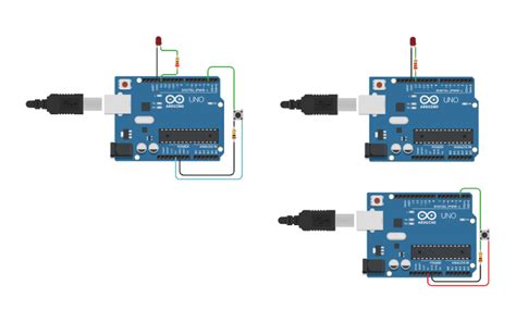 Circuit Design Simulasi Lampu Sepeda Tinkercad