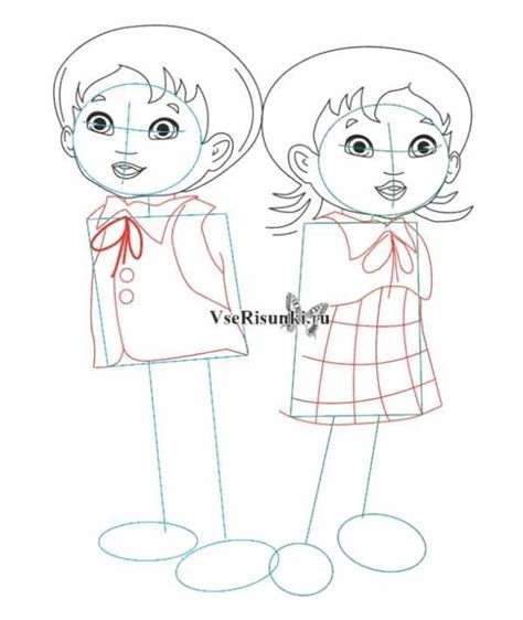 Мальчик И Девочка Рисунок 54 Фото