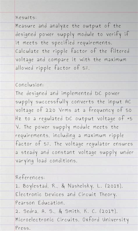 Solved Problem Statement A Power Supply Module Is An Electronic