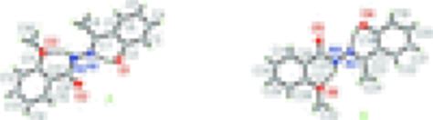 The Molecular Structure Of The Asymmetric Unit Of The Title Compound Download Scientific