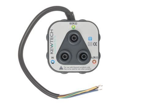 Kewtech Kewcheck R2fl Socket Testing Adapter