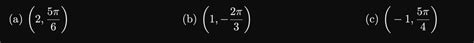 Solved Plot The Point Whose Polar Coordinates Are Given Chegg