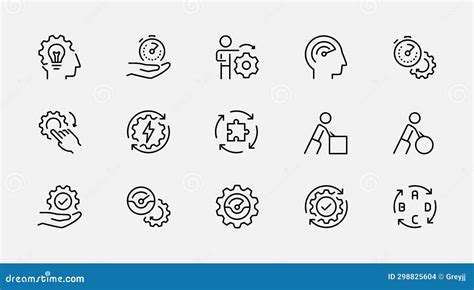 Efficiency And Productivity With Work Improvement And Effort Outline