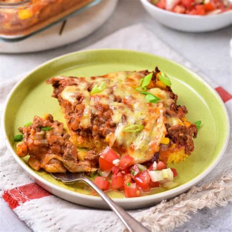 Jiffy Taco Cornbread Casserole Ground Beef
