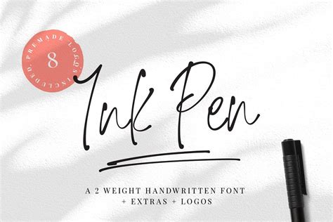 Ball Pen Handwritten Font Sponsored Included Handwritten Font Pen Handwritten Fonts Free