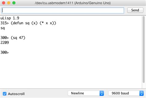 Ulisp Using Ulisp