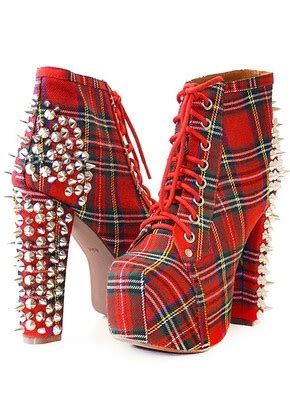 Jeffrey Campbell Lita Spike Red Jeffrey Campbell Shoes Fashion Shoes Shoe Boots