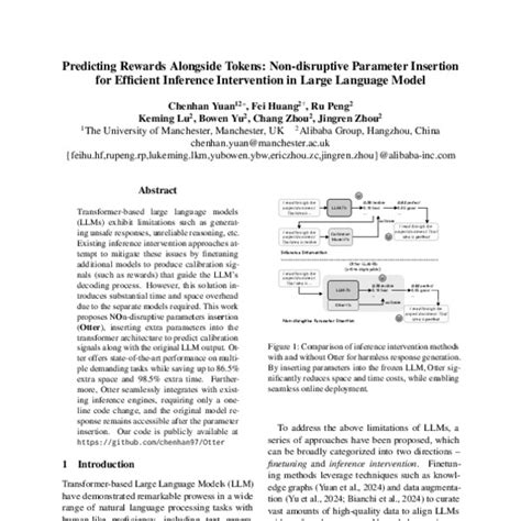 Predicting Rewards Alongside Tokens: Non-disruptive Parameter Insertion for Efficient Inference ...